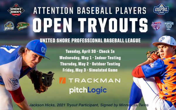 2024 USPBL Spring Open Tryouts - United Shore Professional Baseball ...