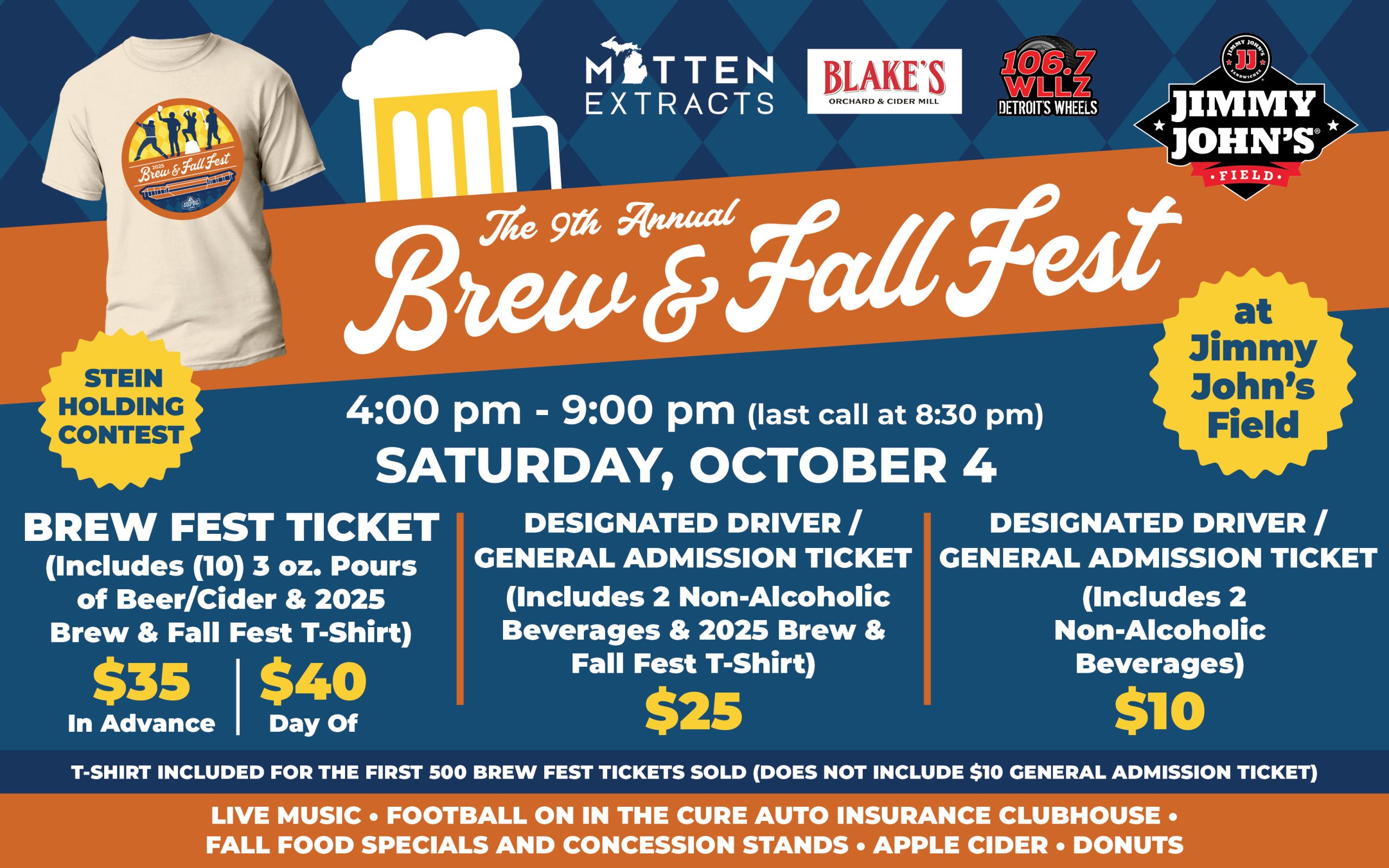 Brew & Fall Fest - USPBL powered by Mortgage Matchup